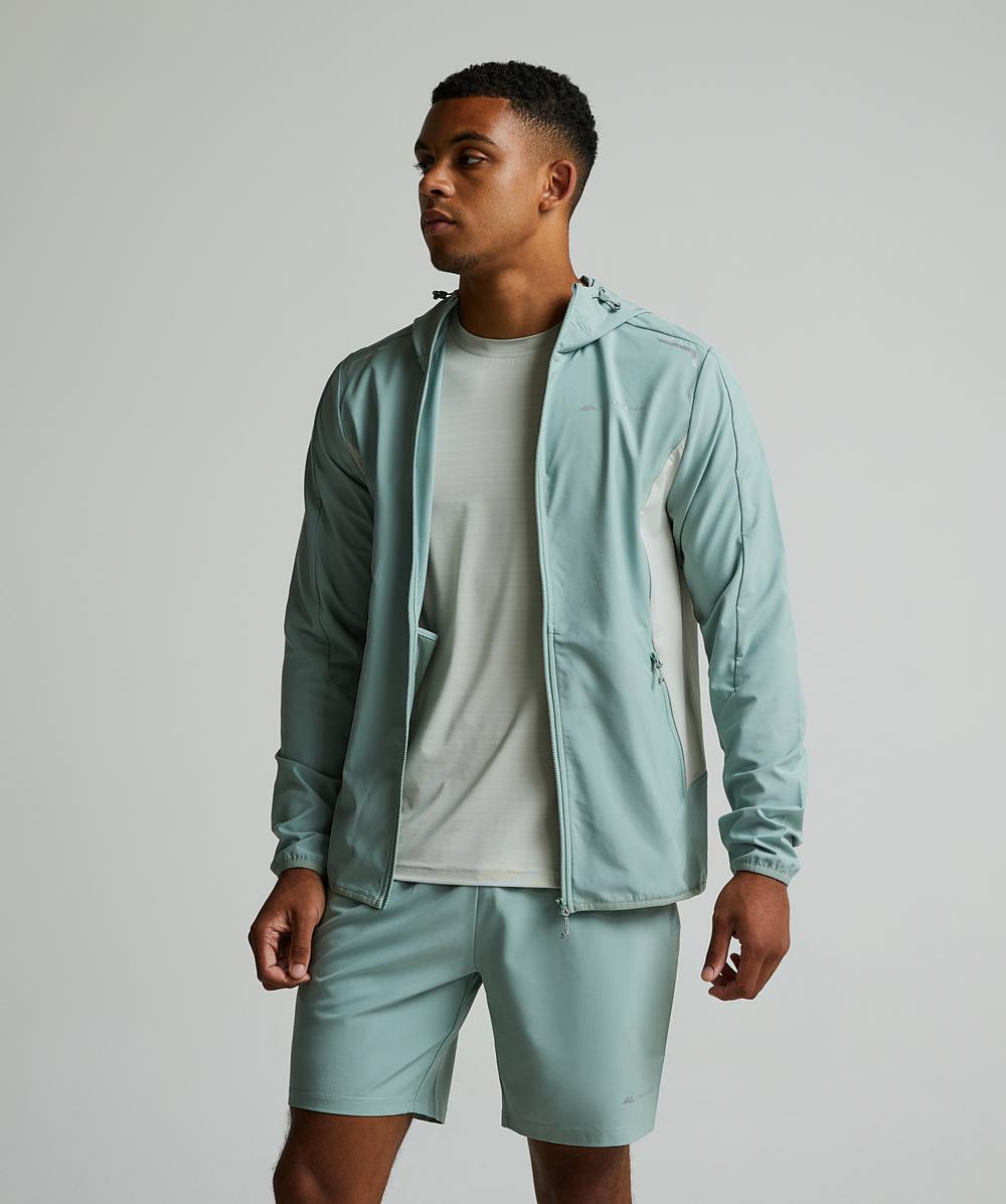 Lyder Windrunner Jacket | Iceberg Green / Mineral Grey | Monterrain