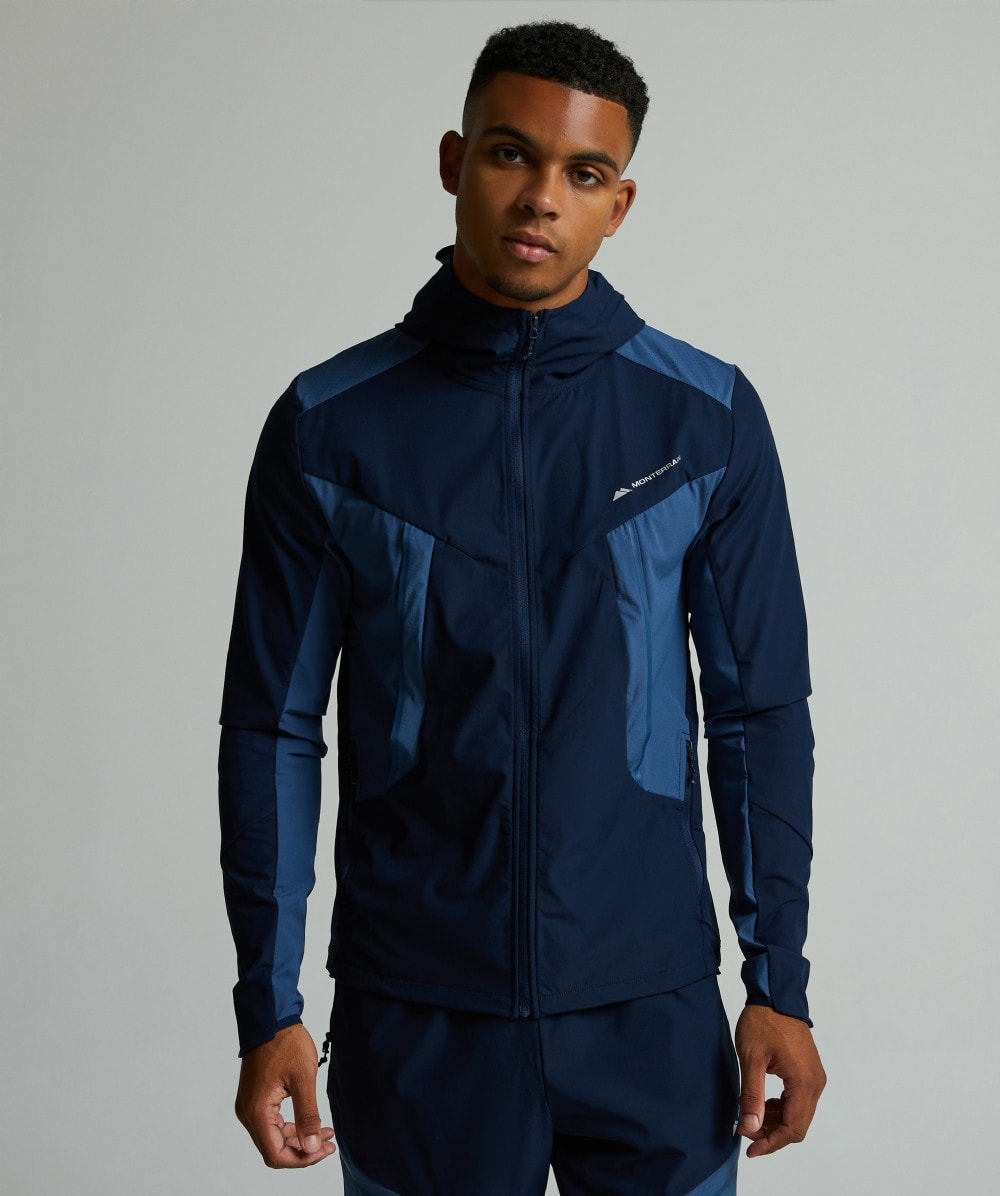 Dynamic 2.0 Woven Hoodie | Black Iris / Ensign Blue | Monterrain