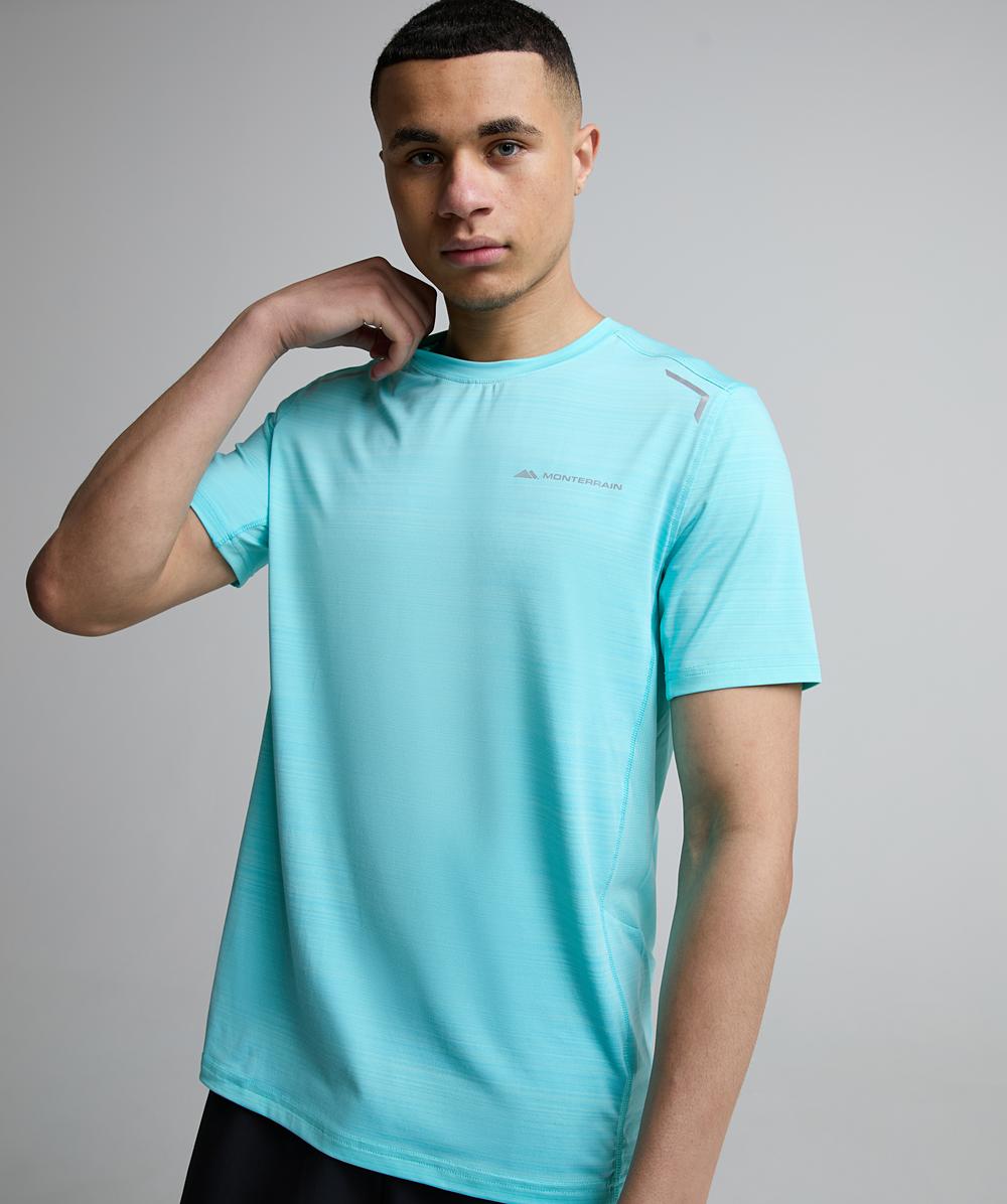 Lyder 3.0 Space Dye T-Shirt | Gleaming Blue | Monterrain